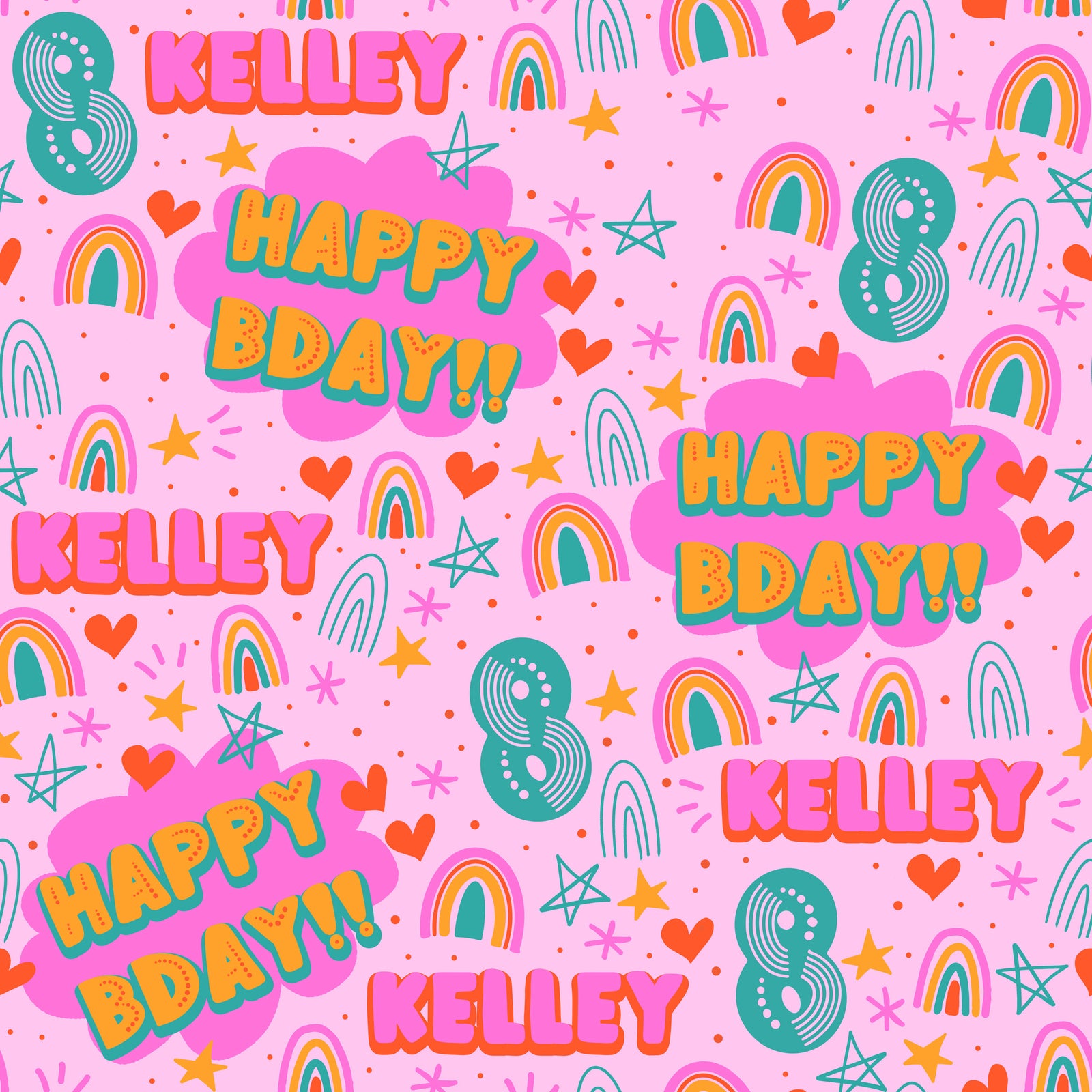 Paperbloom Custom Wrapping Paper